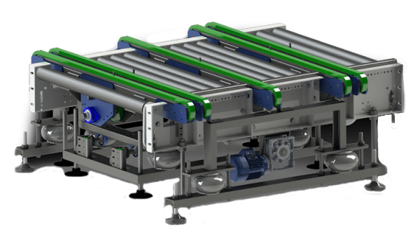 Pallet Handling Chain Conveyors - Production Line Automation